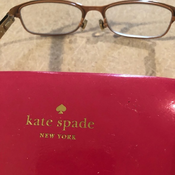 kate spade | Accessories | Kate Spade Brown Frame Reading Glasses With ...